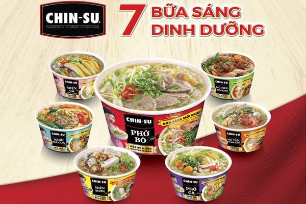 Chin-su ra mắt Bộ sưu tập 7 bữa sáng đủ dưỡng chất, tiện lợi