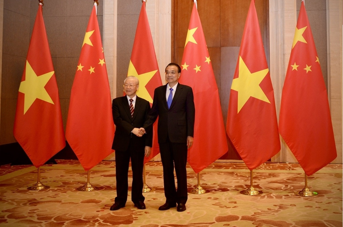 Vietnamese Party leader meets with Chinese Premier Li Keqiang