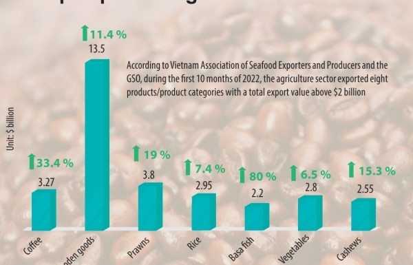 Sharp export rise backs up agricultural trade surplus