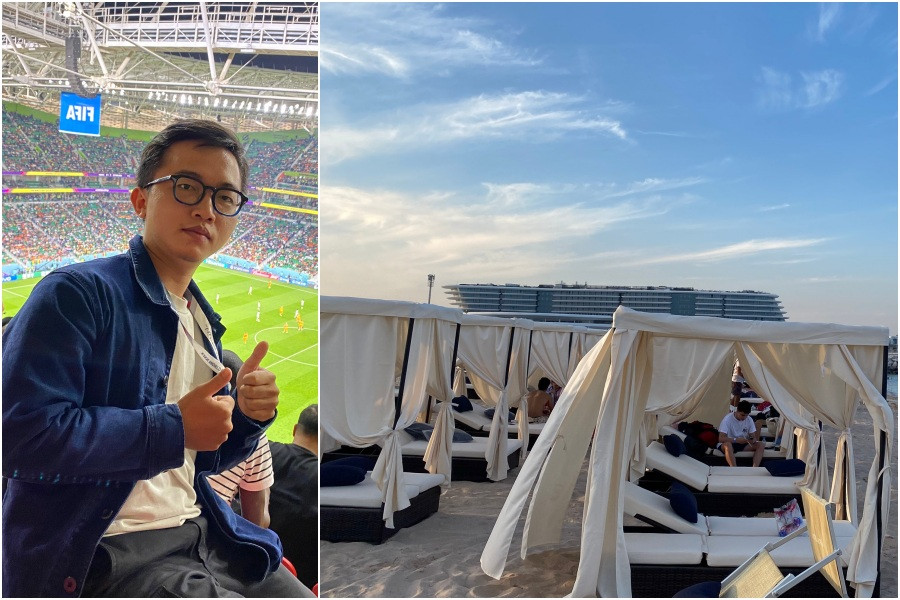 Chàng trai chi gần 200 triệu đồng đi Qatar ngủ lều, ăn cơm tự nấu, xem ...