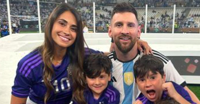 Vợ Messi chia sẻ cảm xúc sau chiến thắng của chồng