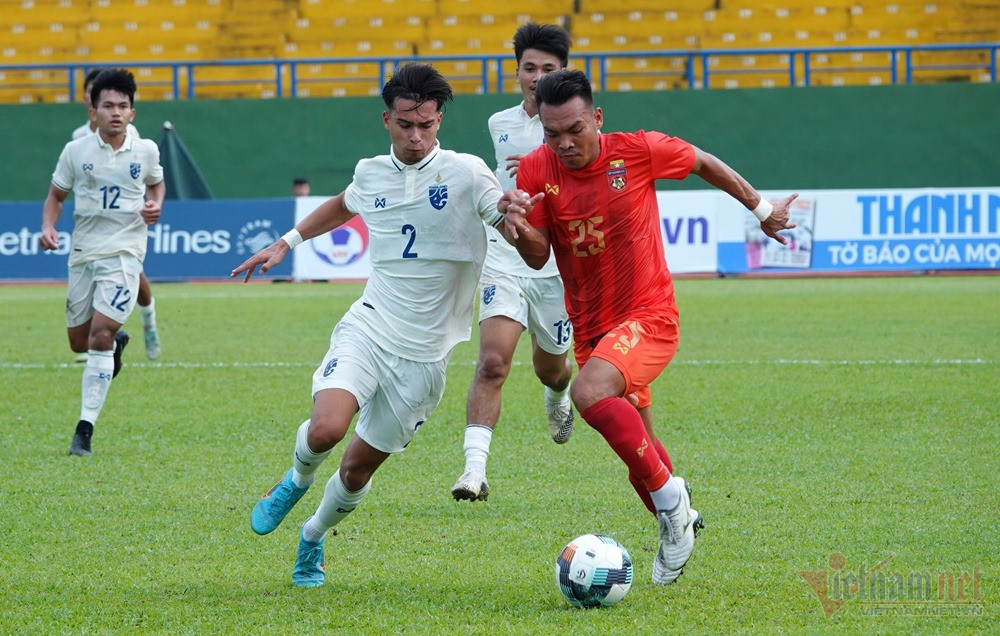 Kết quả bóng đá U19 Thái Lan 1-0 U19 Myanmar - U19 Quốc tế 2022