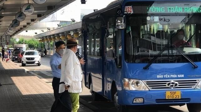 HCM City airport public bus route re-opens