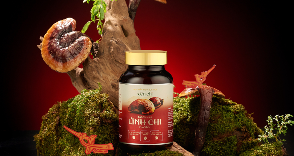 Nâng cao sức khoẻ với hoạt chất quý trong bào tử nấm Linh Chi