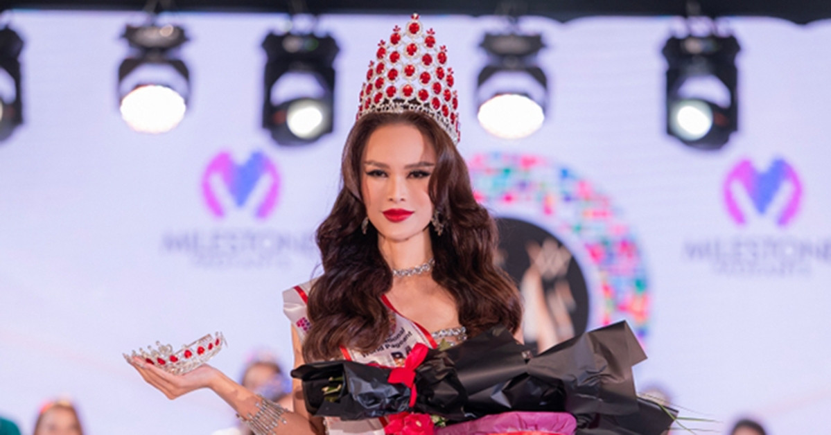 Hồng Vân đăng quang Hoa hậu Quý bà thế giới Milestone 2023