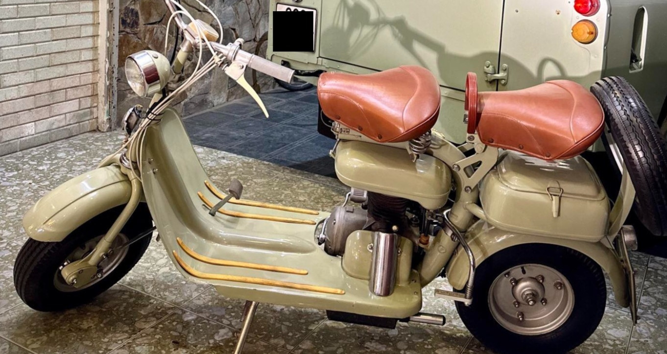 Giá xe cổ Lambretta Model F 1954 cực hiếm tại Hà Nội 250 triệu đồng