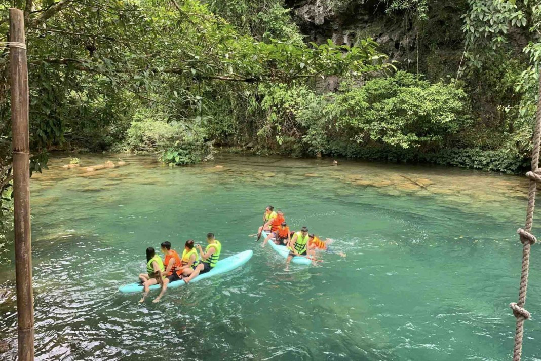 Exploring pristine streams in Quang Binh