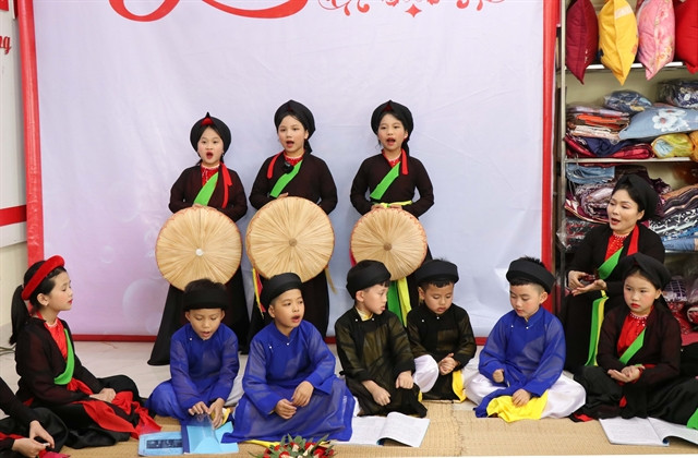 Kids club a boost for ’quan họ’ folk singing