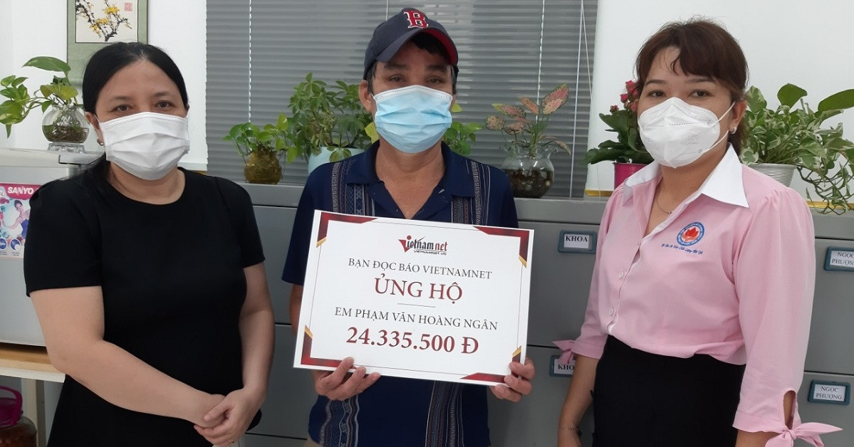 Em Phạm Văn Hoàng Ngân vẫn đang rất cần sự giúp đỡ