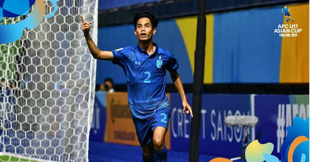 Kết quả U17 Thái Lan 3-0 U17 Malaysia - U17 châu Á 2023