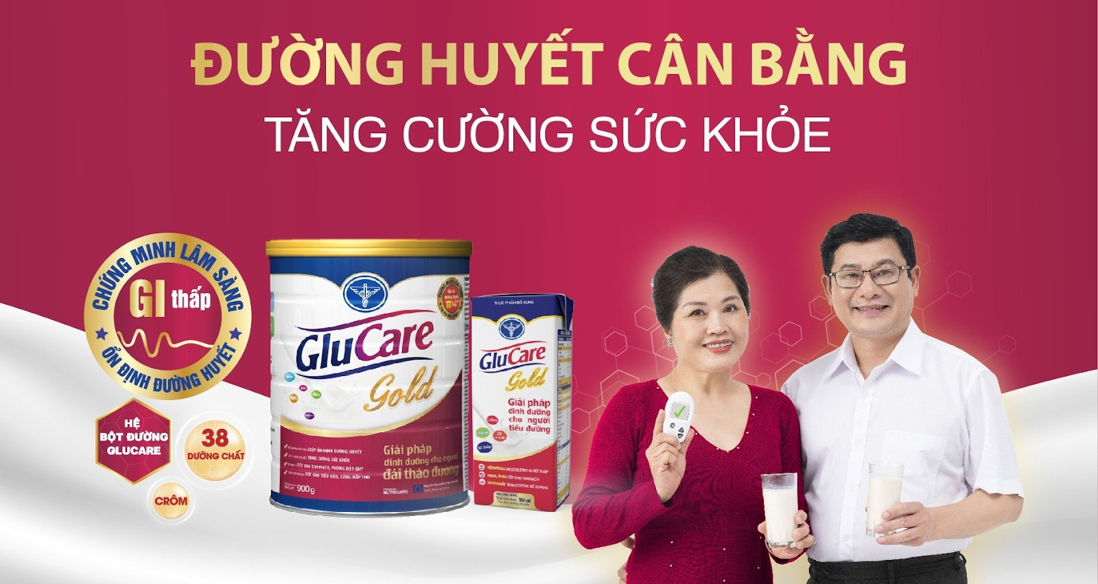 Glucare Gold - Giải pháp dinh dưỡng cho người đái tháo đường