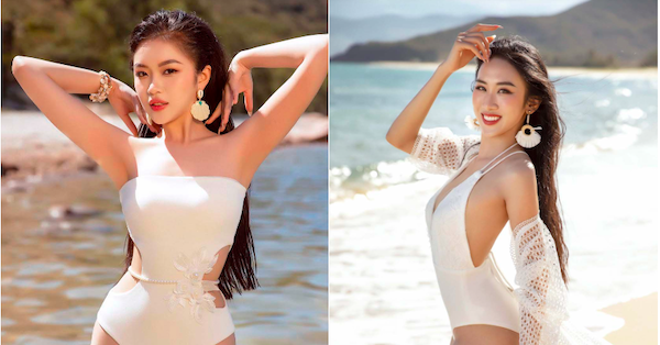 Dàn người đẹp Miss World Vietnam 2023 diện áo tắm sexy táo bạo