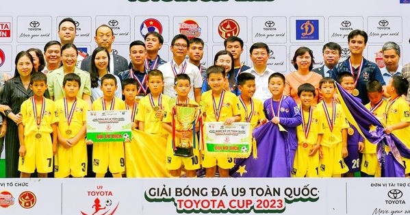 Hà Nội vô địch giải bóng đá U9 toàn quốc 2023