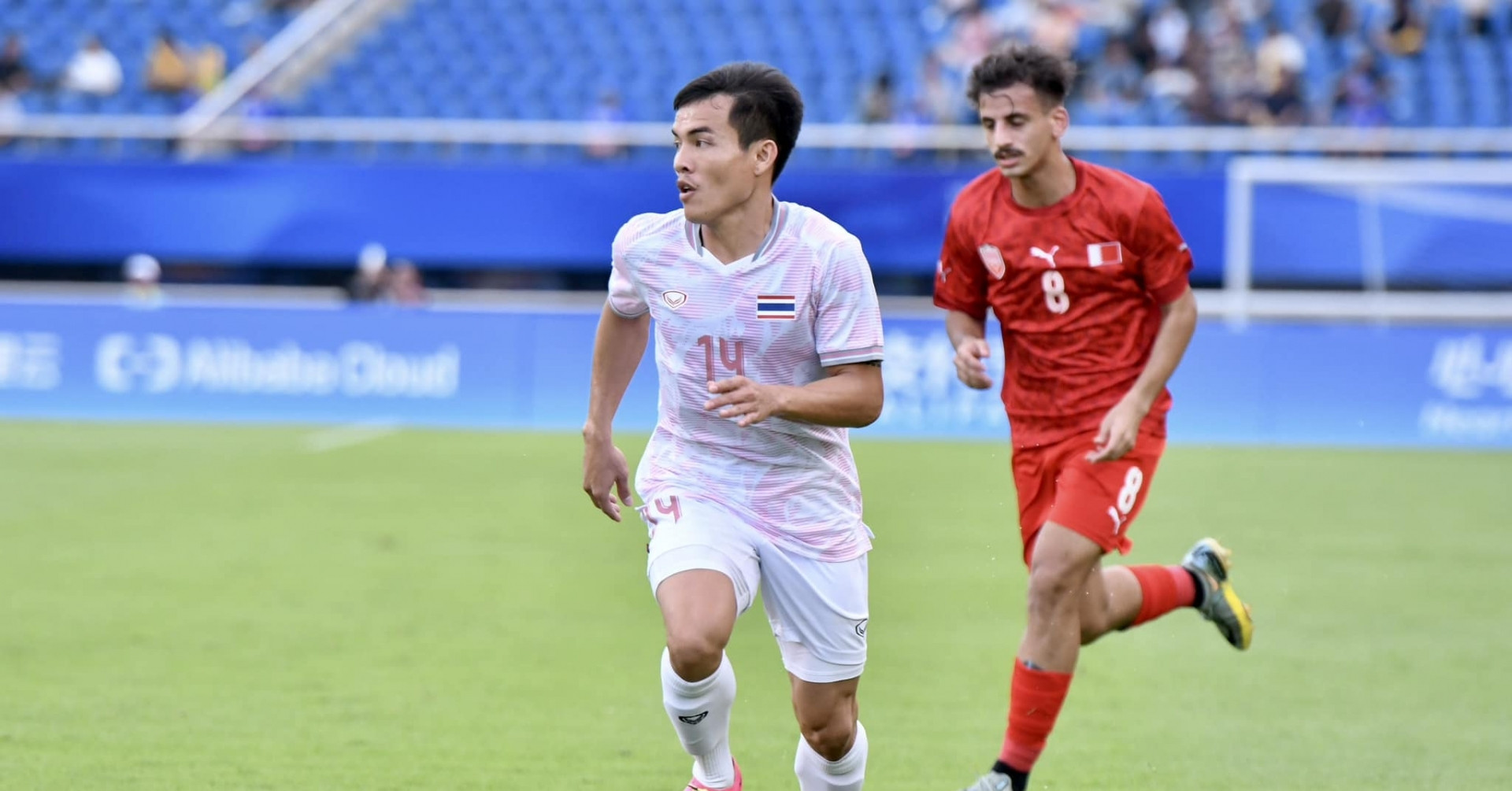 Kết quả bóng đá nam ASIAD 19 Olympic Thái Lan 1-1 Olympic Bahrain