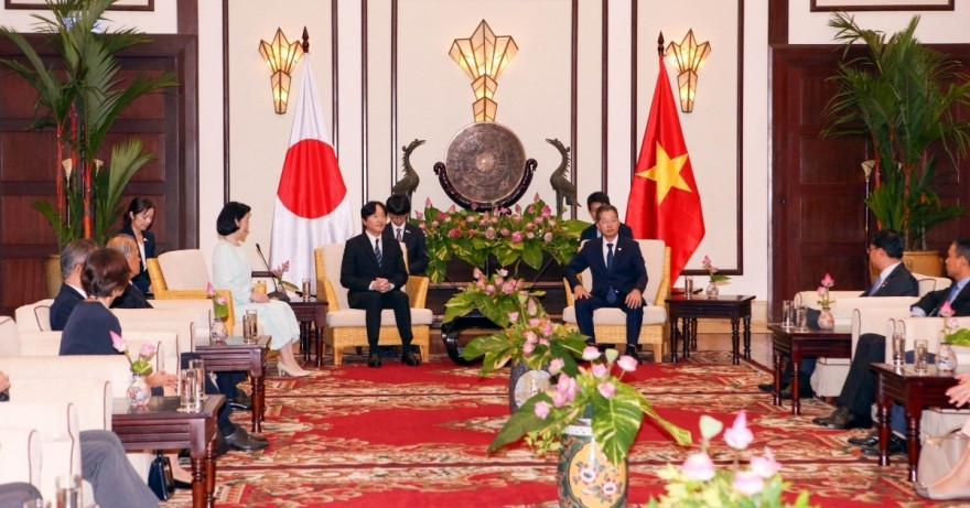 Japanese Crown Prince, Crown Princess visit Da Nang