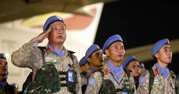 Image of Vietnam’s “blue berets” promoted to world