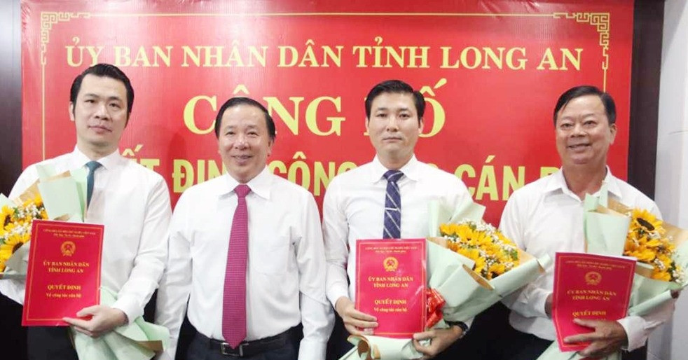 Ông Trương Tấn Sơn được bổ nhiệm làm Phó Giám đốc Sở Xây dựng Long An