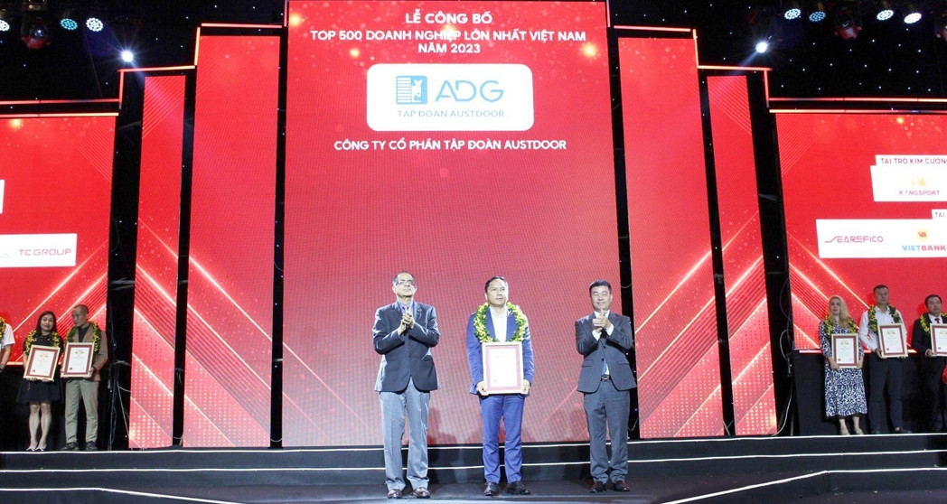 Austdoor tăng 30 bậc trên BXH Top 500 doanh nghiệp lớn nhất Việt Nam