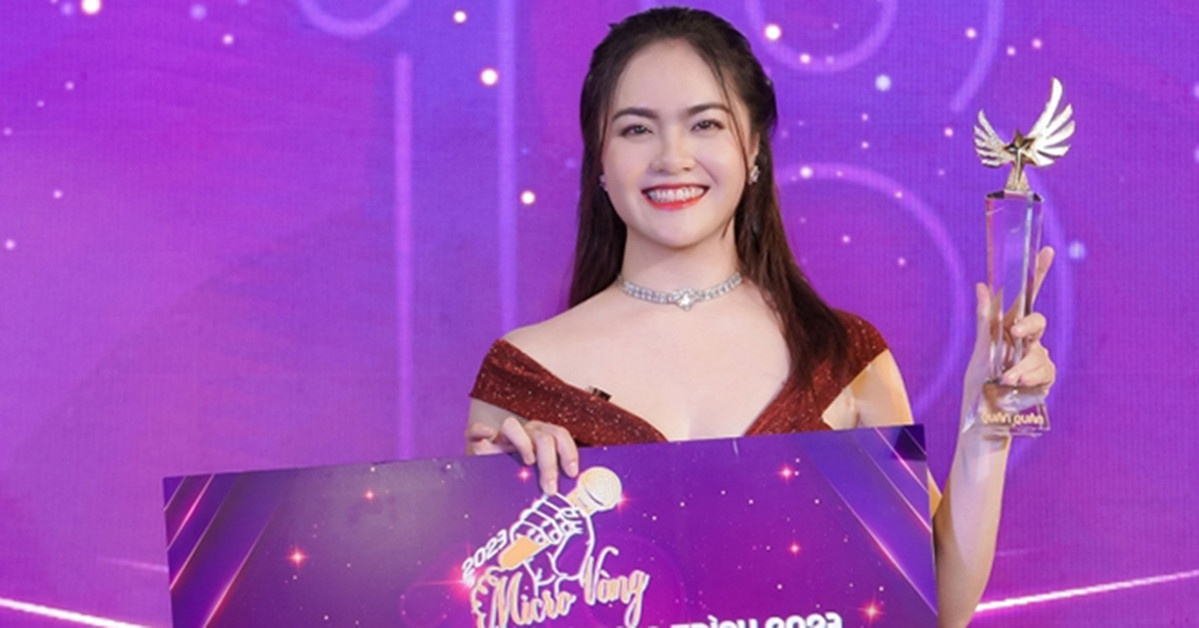 Nữ MC từng nặng 80kg trở thành quán quân Micro Vàng 2023