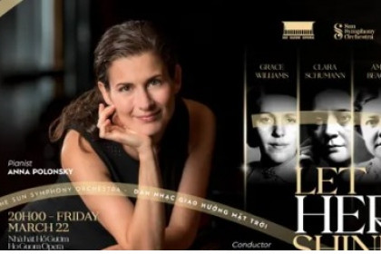 Famous US pianist Anna Polonsky to perform in Hanoi