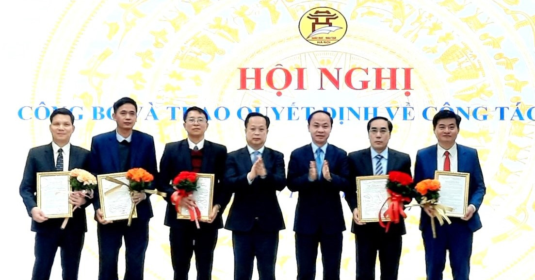 Sở GD-ĐT Hà Nội quyết định điều động, bổ nhiệm loạt hiệu trưởng