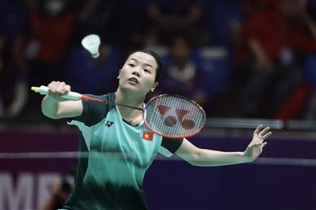 Linh overcomes giant rivals to vie for German Open title