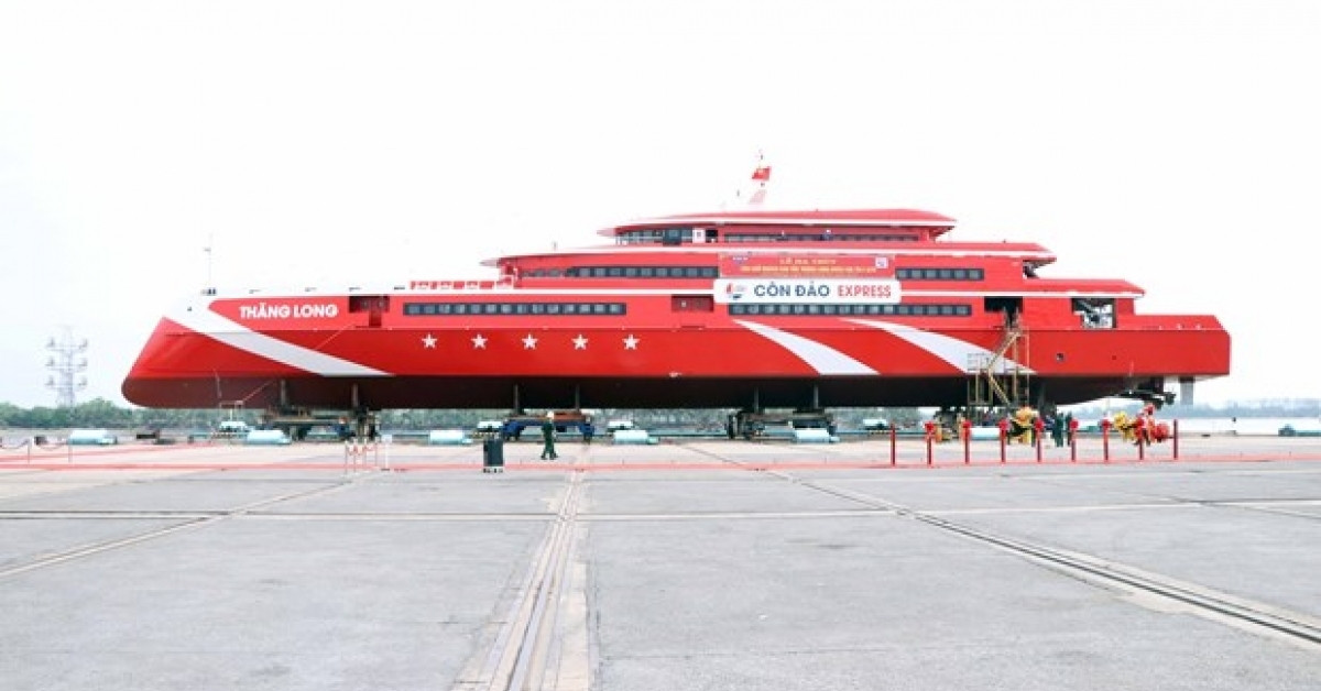 Vietnam’s biggest single-body high-speed ship launched