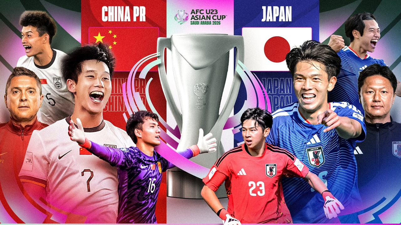 Live football match: Japan U23 vs China U23: Winner takes all.