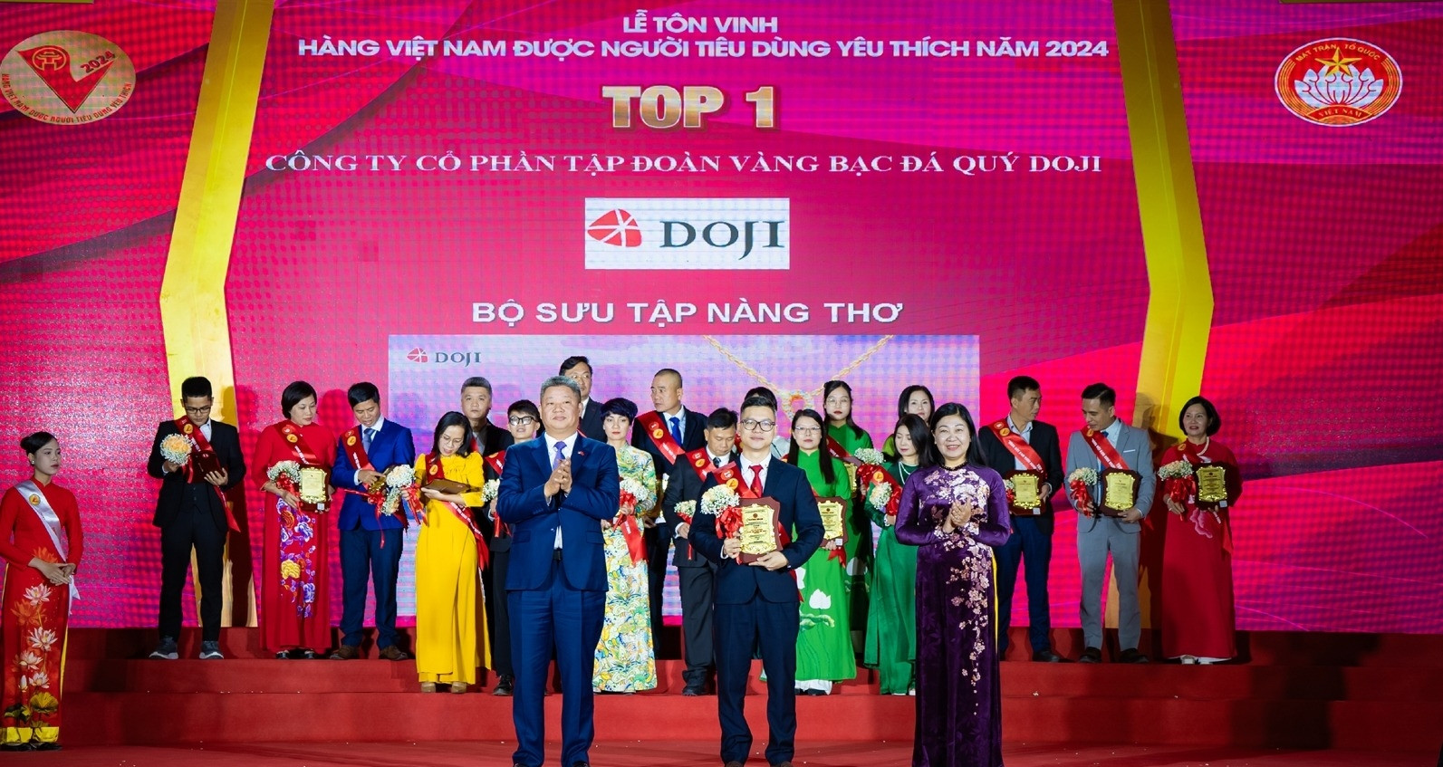 BST của DOJI đạt top 1 Hàng Việt Nam được người tiêu dùng yêu thích 2024
