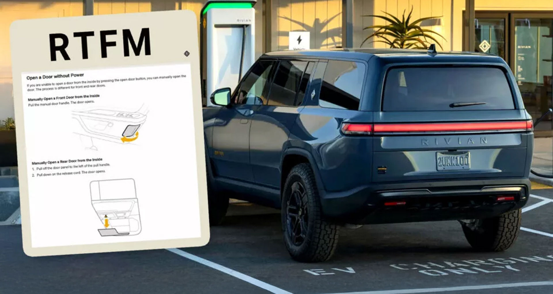 Trải nghiệm đáng sợ của nữ tài xế khi xe điện Rivian R1S gặp sự cố chập ...