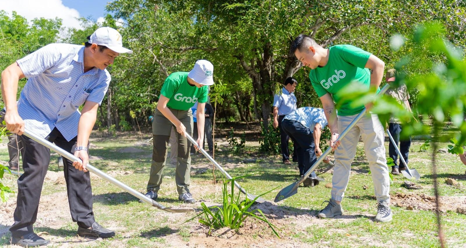 Người dùng Grab có thể chung tay tạo thêm mảng xanh cho Ninh Thuận