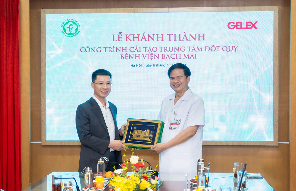 GELEX tài trợ kinh phí cải tạo Trung tâm Đột quỵ Bệnh viện Bạch Mai