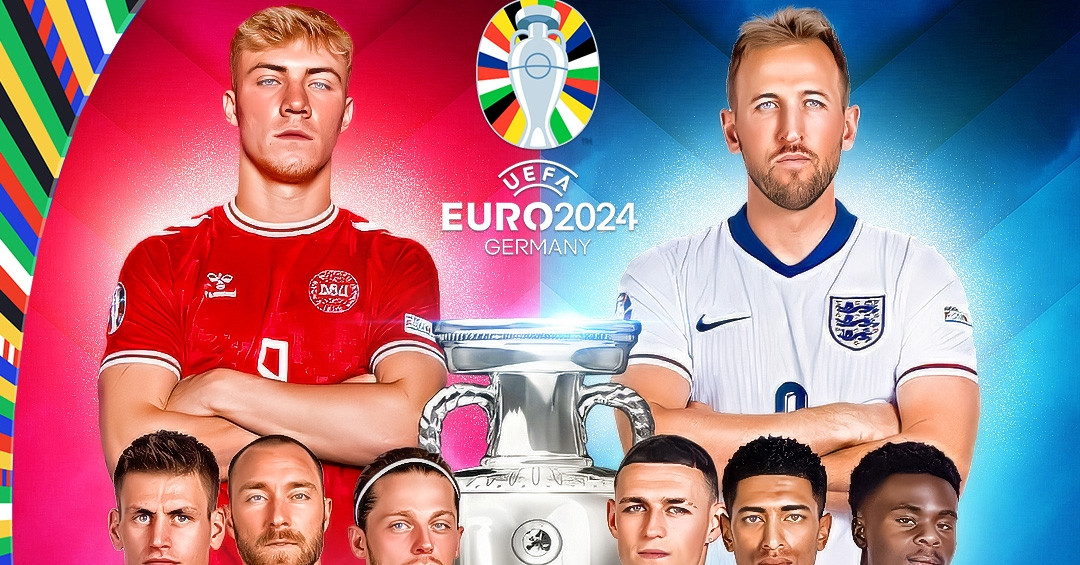 Kết quả bóng đá Đan Mạch 1-1 Anh, bảng C EURO 2024