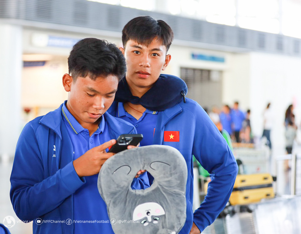 U16 Việt Nam lên đường sang Indonesia dự giải Đông Nam Á