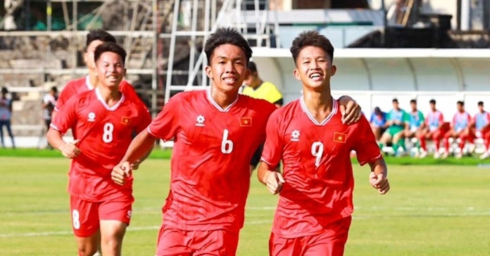 Kết quả bóng đá U16 Việt Nam 15-0 U16 Brunei - Giải U16 Đông Nam Á