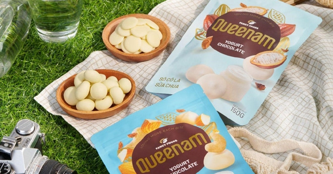 Queenam ra mắt 12 loại chocolate bọc hạt vị trái cây