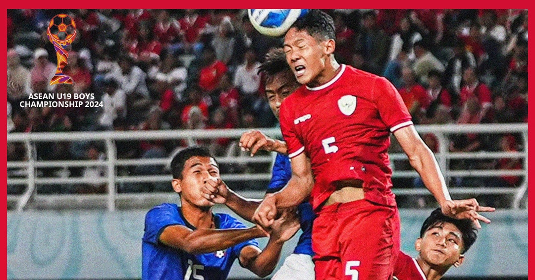 Kết quả bóng đá U19 Indonesia 2-0 U19 Campuchia - U19 Đông Nam Á 2024