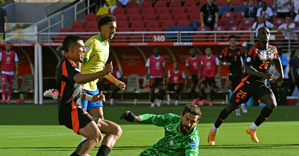 Kết quả bóng đá Brazil 1-1 Colombia - Copa America 2024