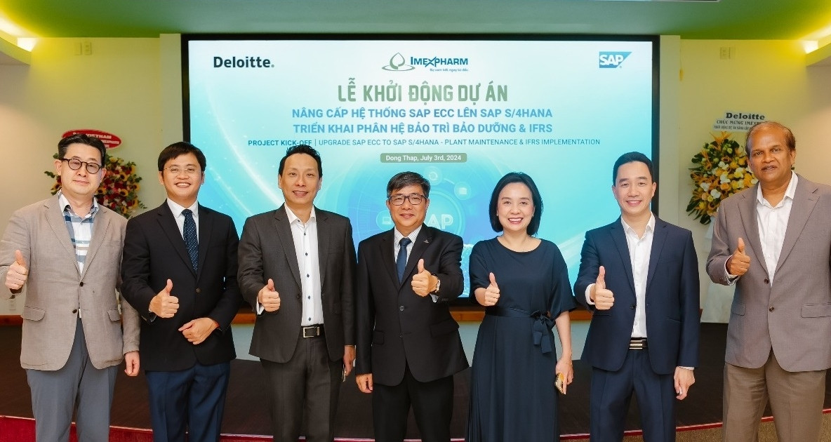 Imexpharm hợp tác Deloitte Việt Nam nâng cấp hệ thống quản trị doanh nghiệp