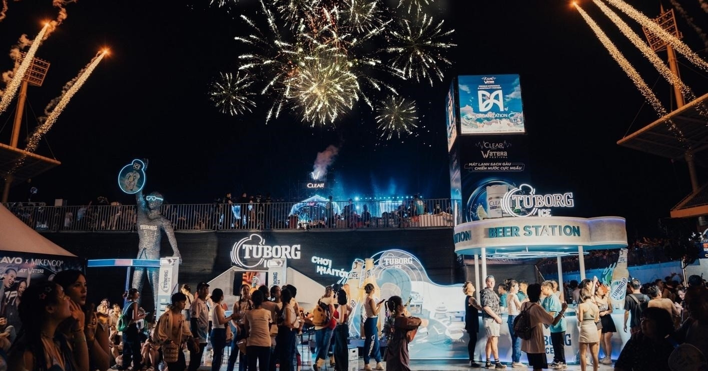 Tuborg Ice tiếp năng lượng khuấy động đại nhạc hội Watera Music Festival