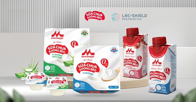 Morinaga - Sữa chua uống không béo, ít đường, ít calo