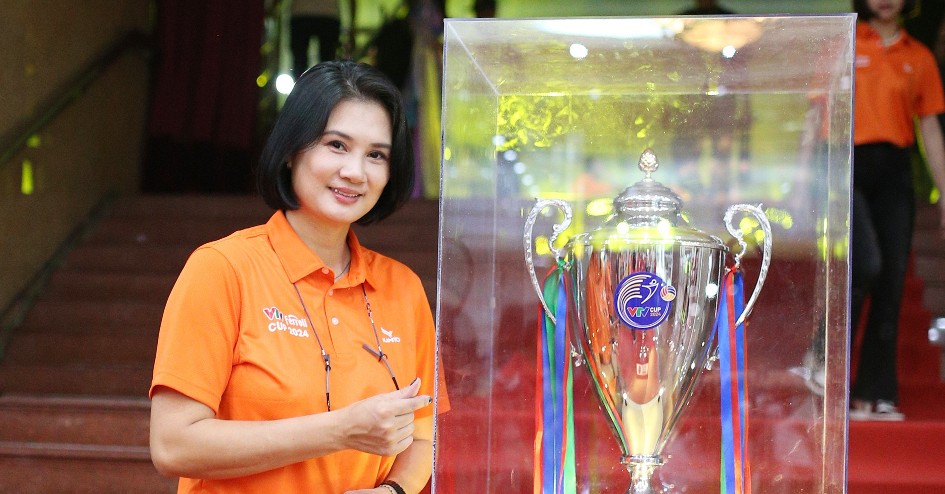 Hoa khôi bóng chuyền Kim Huệ 20 năm VTV Cup vẫn trẻ trung, xinh đẹp