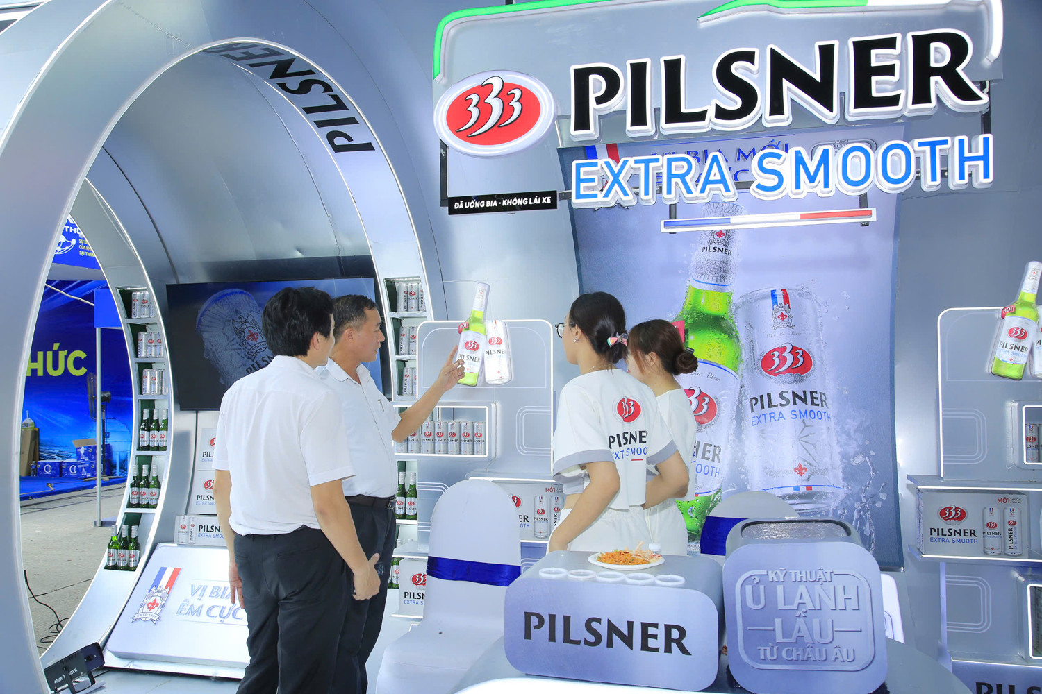 Bia 333 Pilsner gây ấn tượng tại Ngày hội kết nối thương hiệu