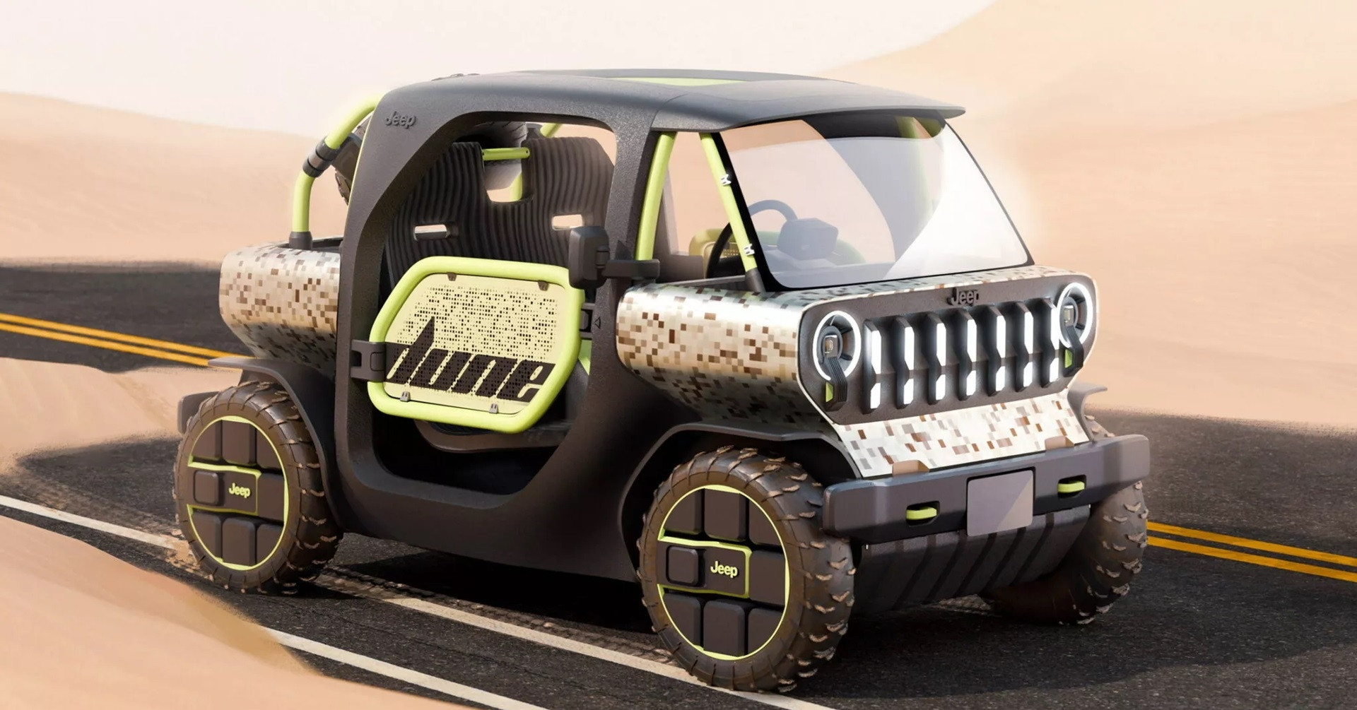 Mẫu xe điện mini Jeep đẹp long lanh, đậm chất off-road, dân chơi phát mê