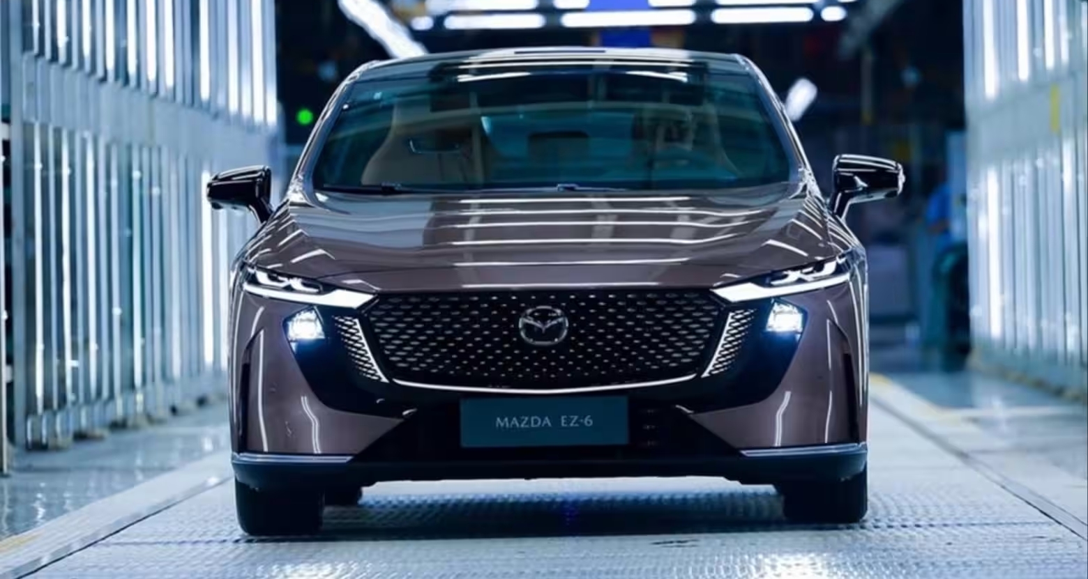 Xe điện Mazda EZ 6 sản xuất tại Trung Quốc tìm đường sang châu Âu