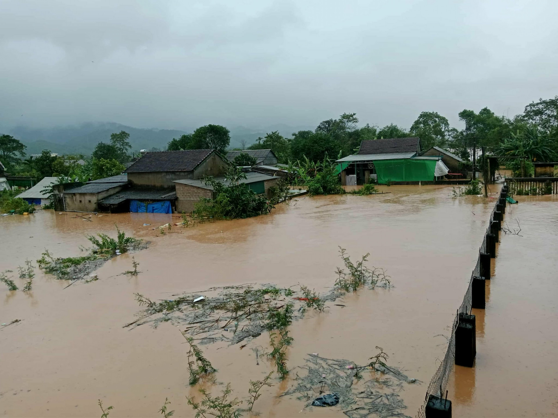 'The water rose so fast, we only had time to run to save our lives'