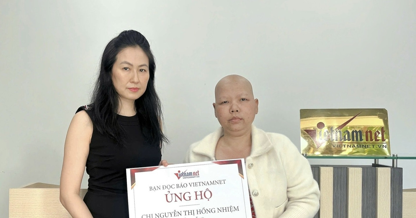 Chị Nguyễn Thị Hồng Nhiệm mắc ung thư được bạn đọc giúp đỡ gần 40 triệu ...