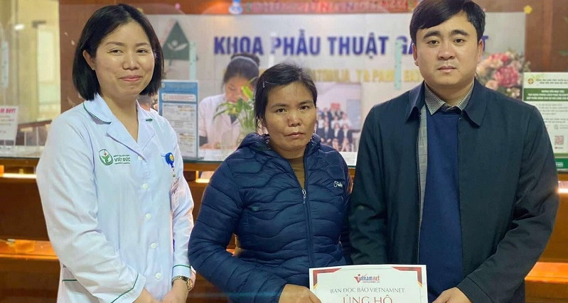 Em Bùi Xuân Dân bị tai nạn được ủng hộ hơn 127 triệu đồng
