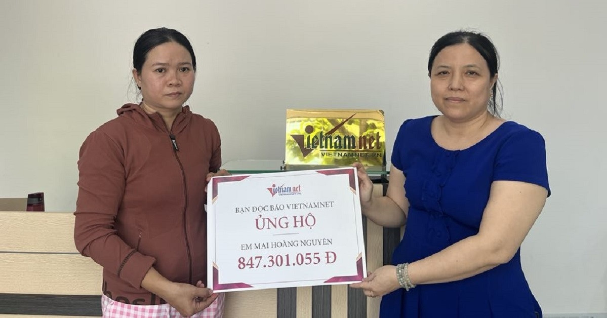 Em Mai Hoàng Nguyên được giúp hơn 847 triệu đồng, gia đình xin ngừng nhận ủng hộ