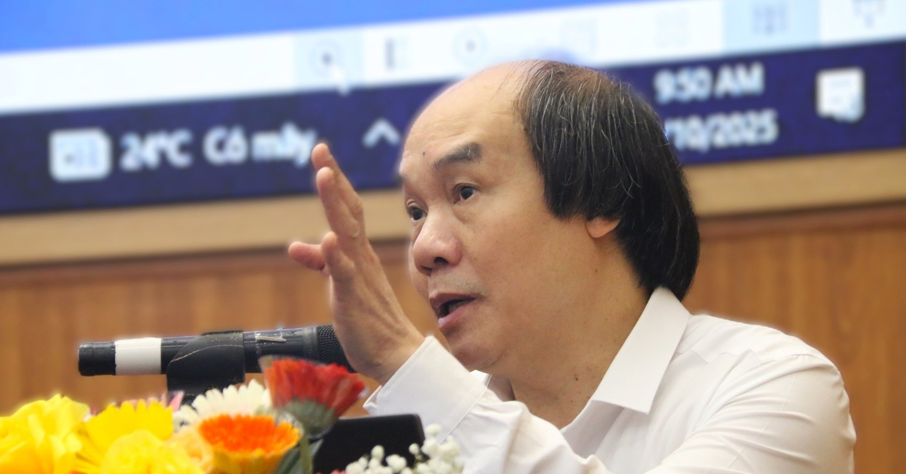 GS Đỗ Đức Thái thông tin lại mã đề có 1 câu hỏi khó ở kỳ thi tốt nghiệp ...